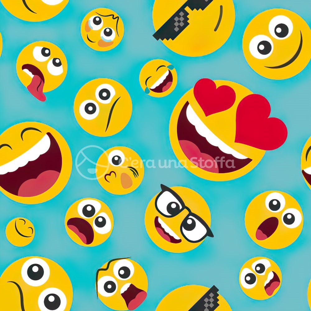 Softshell Summer Smileys | C'era una stoffa